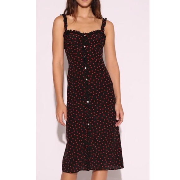 Realisation Par | Dresses | Realisation Par Black And Red Polka Dot ...